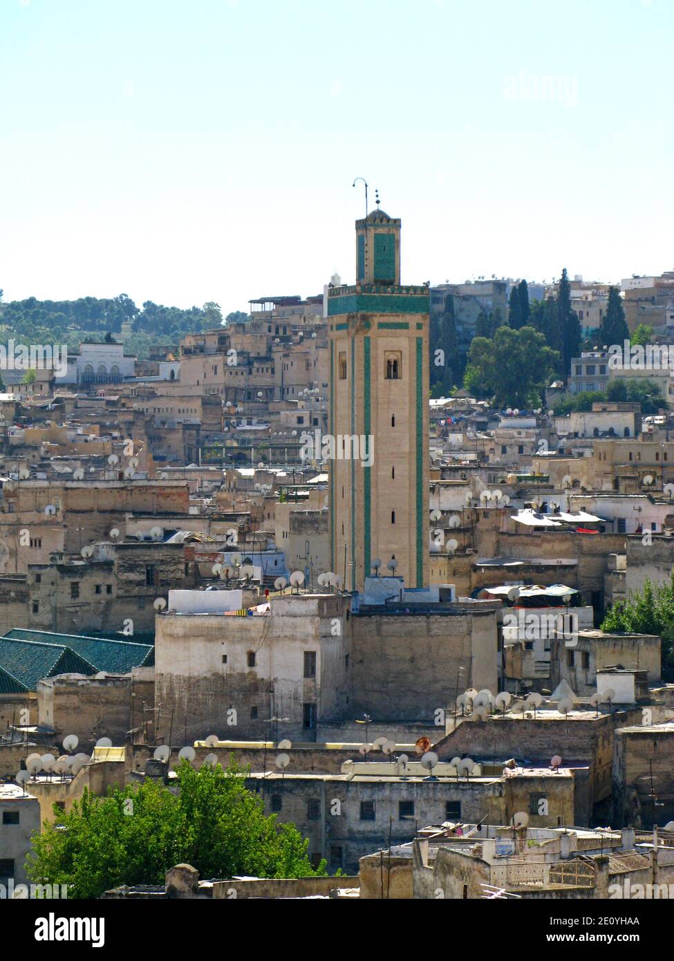 The view on the medina of Fez, Morocco Stock Photo - Alamy