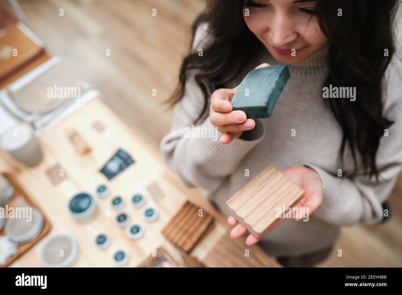 Overhead view grocery store hi-res stock photography and images - Alamy