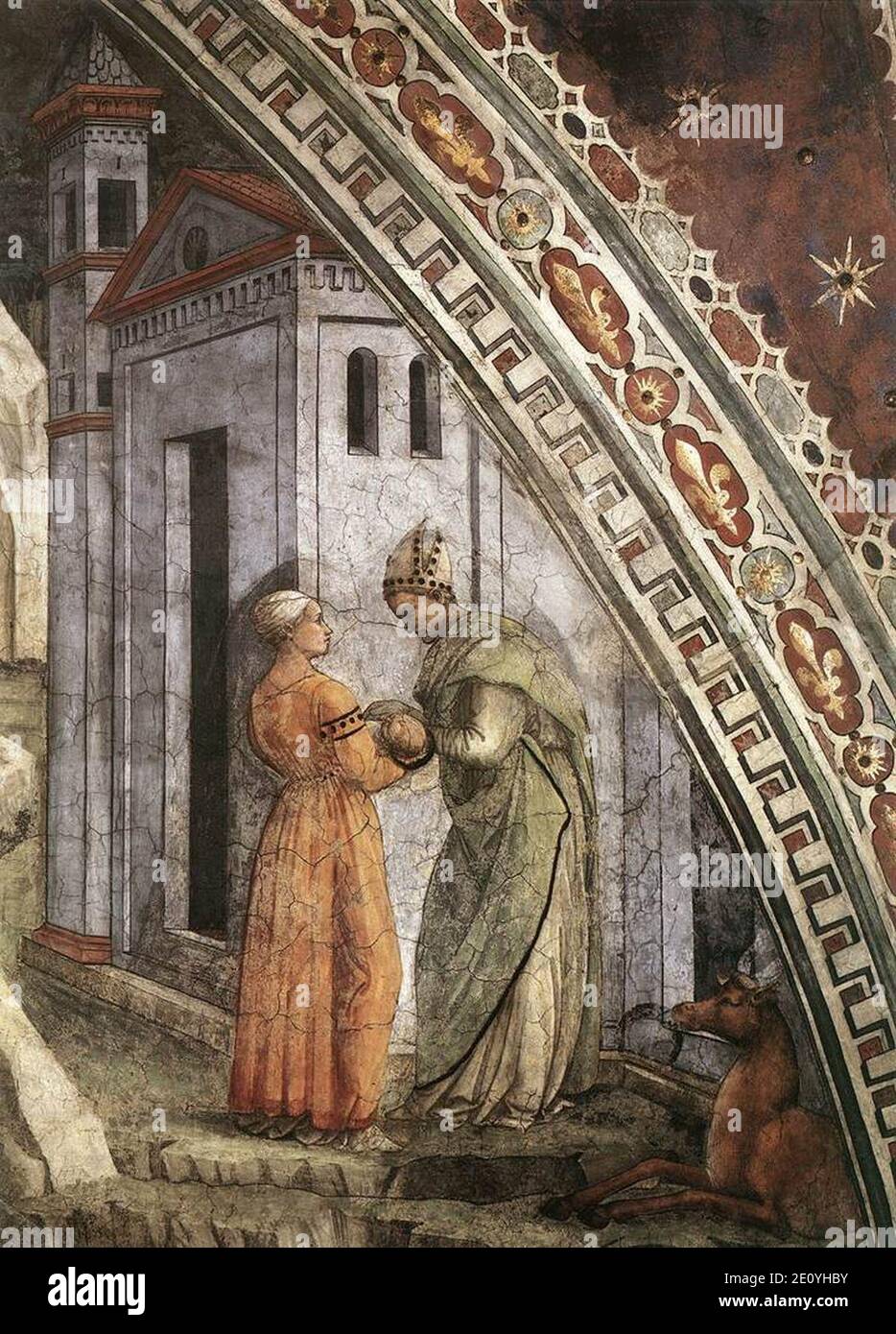 Lippi, St Stephen is Born and Replaced by Another Child (detail 2 Stock ...