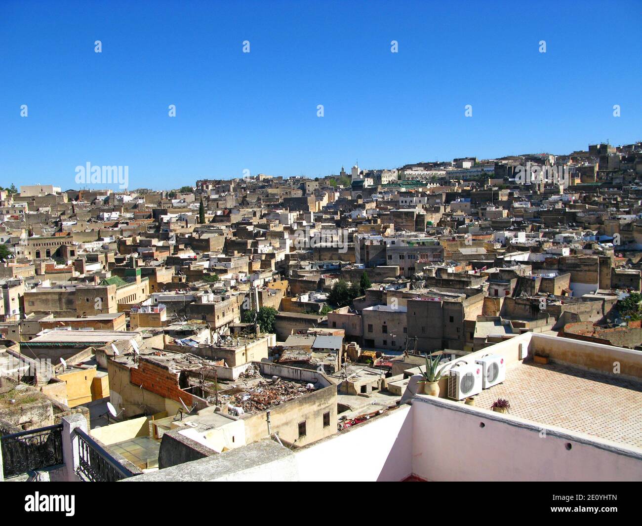 The view on the medina of Fez, Morocco Stock Photo - Alamy
