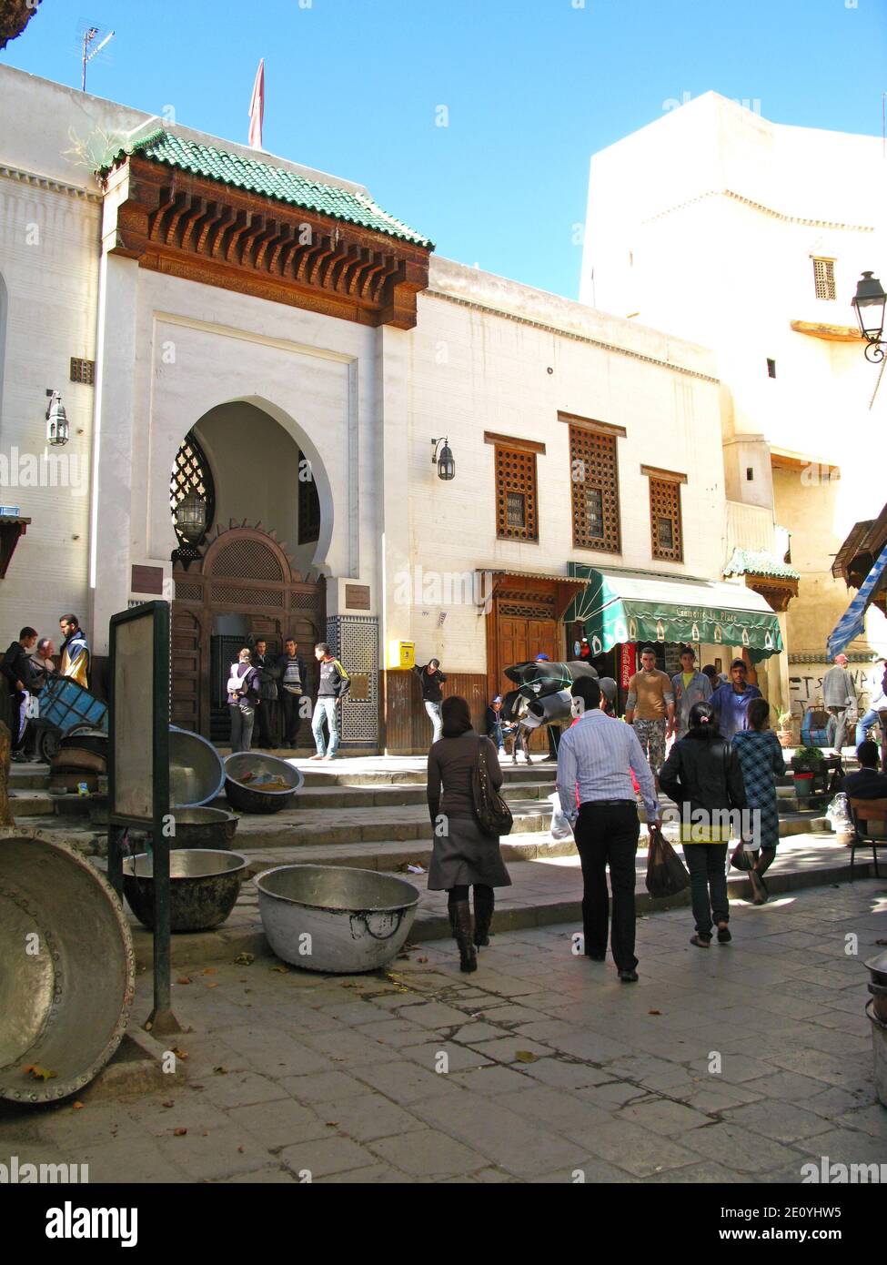 The local market in Fez, Morocco Stock Photo - Alamy