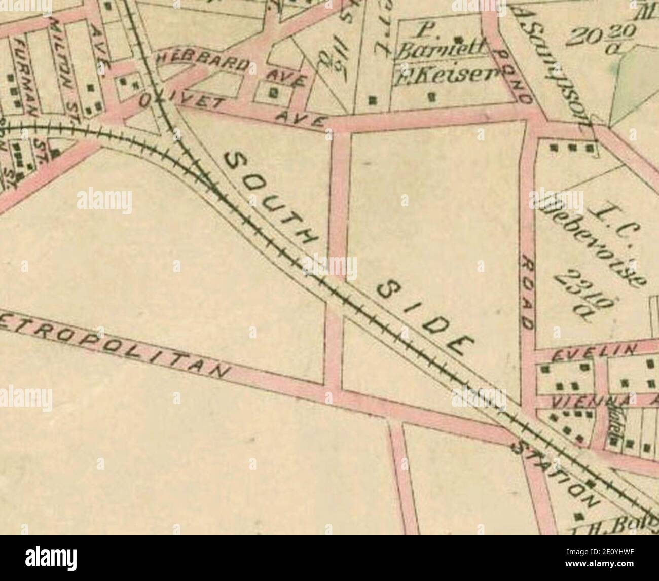 LIRR 1891 Fresh Pond station Stock Photo - Alamy