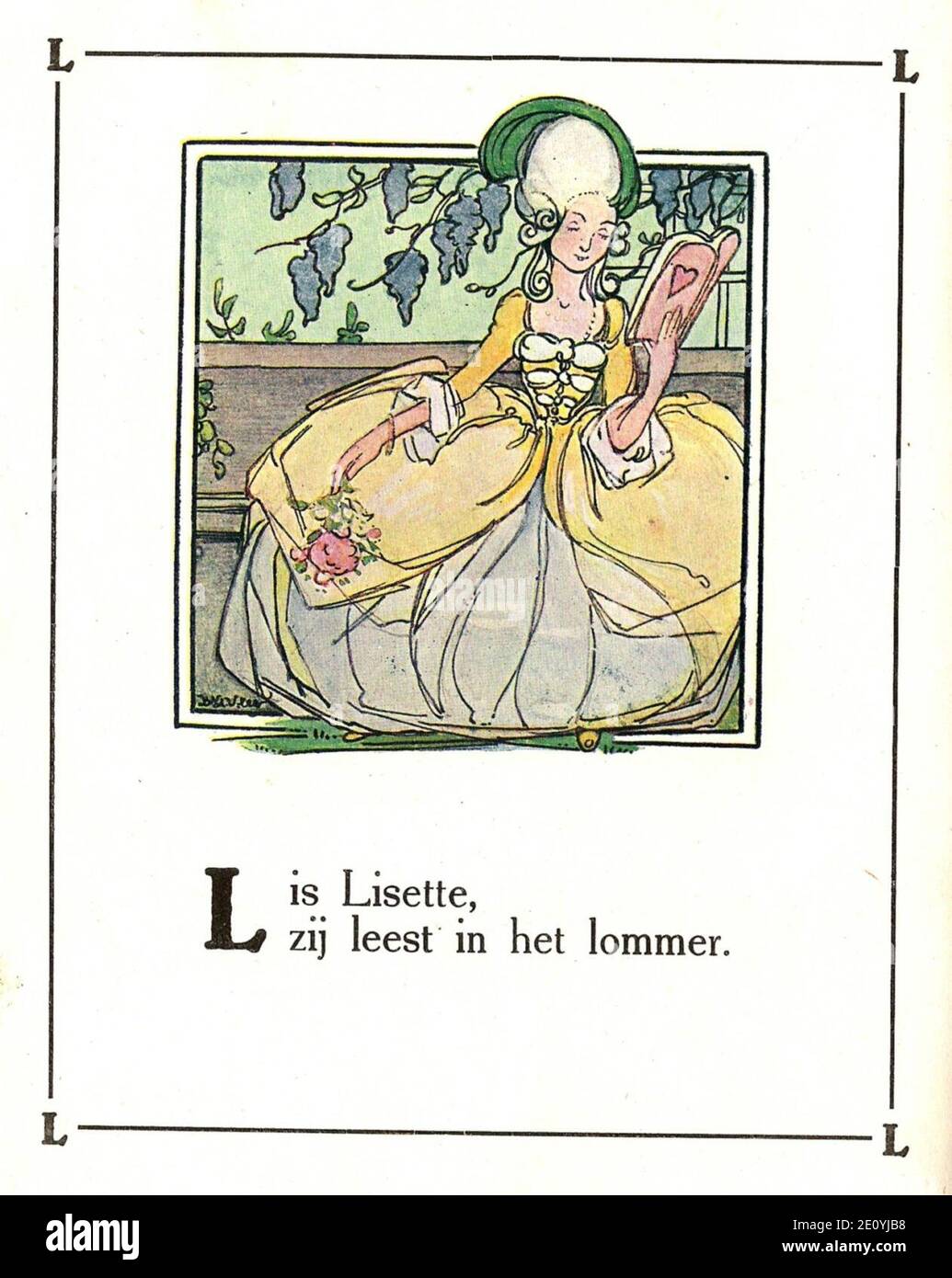 Lisette uit A dat is Aafje (1918) van Bas van der Veer Stock Photo - Alamy