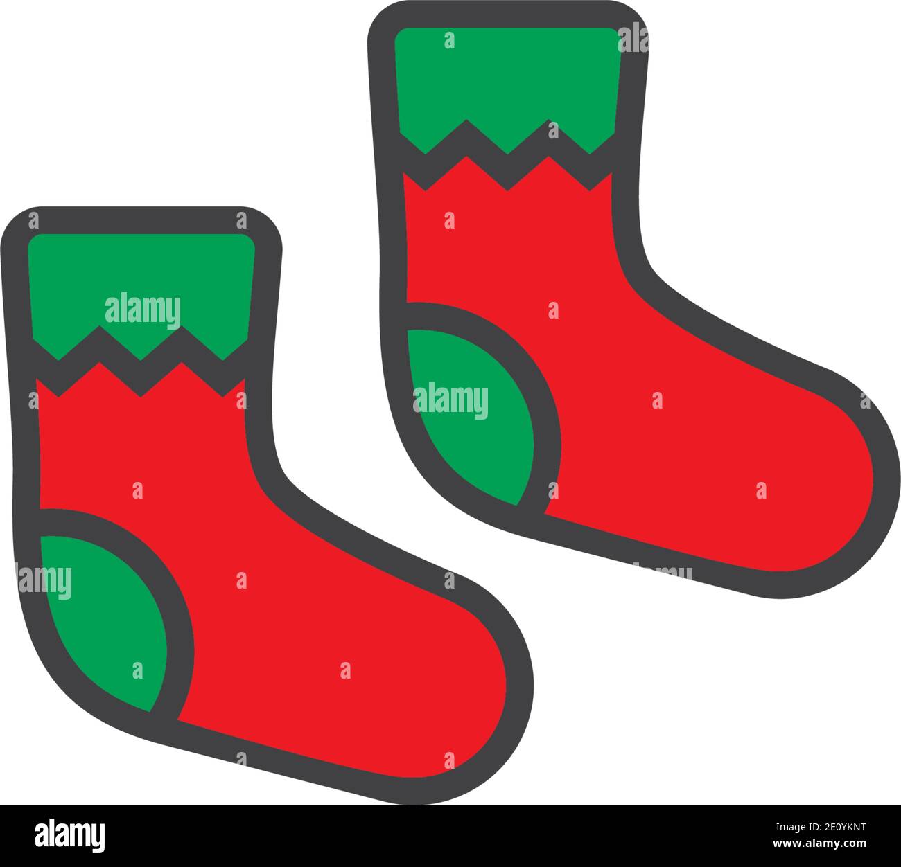 Socks logo and symbol vector flat design Stock Vector Image & Art - Alamy