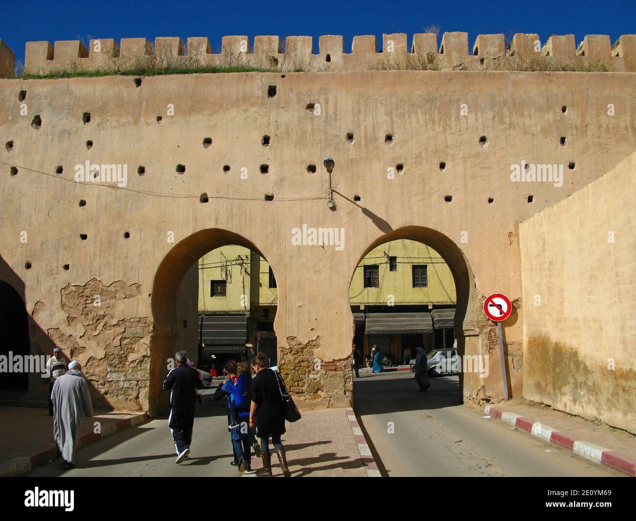 Bab El-Khemis Gate in Meknes, Morocco Stock Photo - Alamy