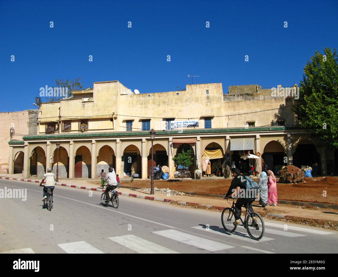 The street in Meknes, Morocco Stock Photo - Alamy