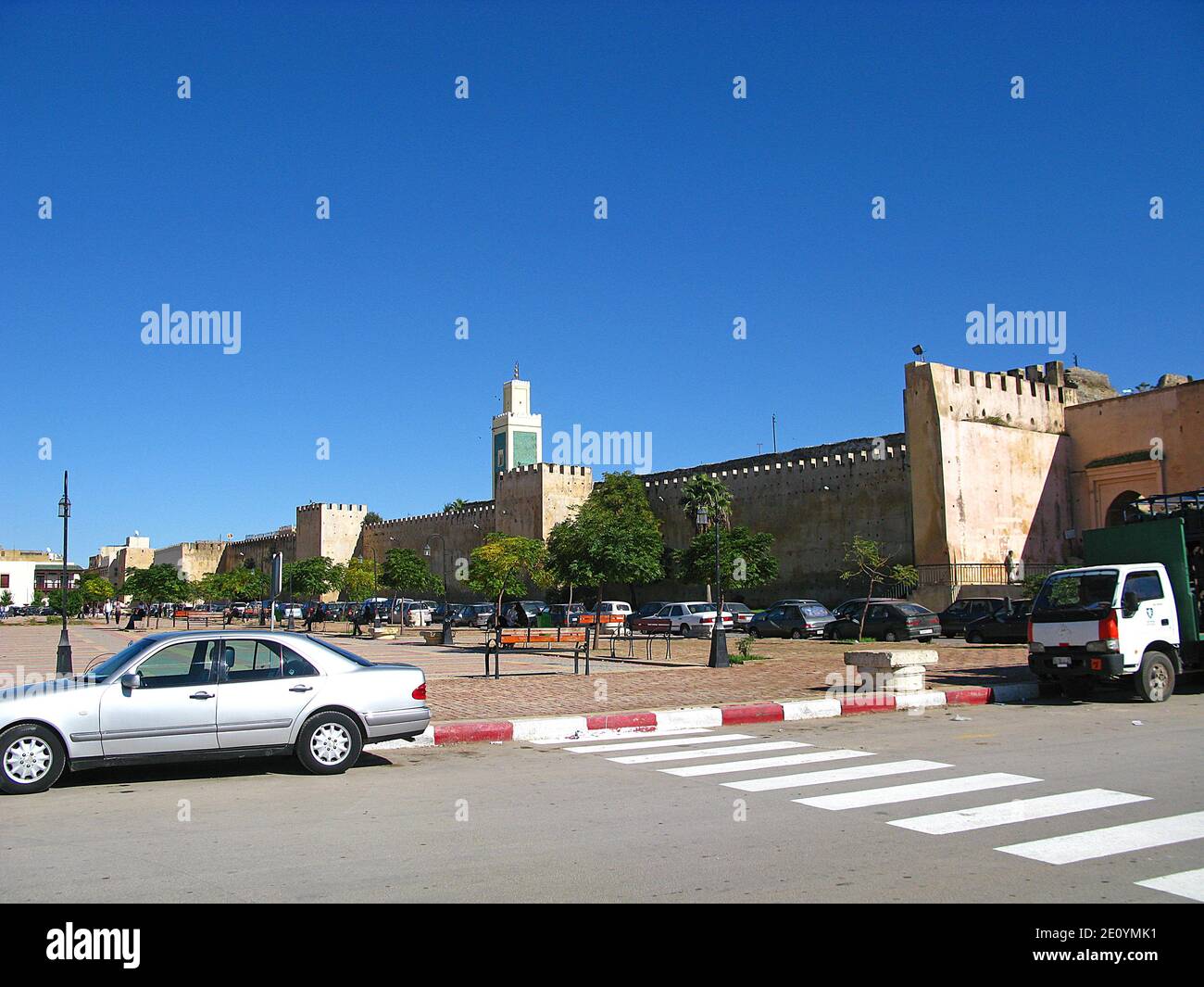 The Hedim Square in Meknes, Morocco Stock Photo - Alamy