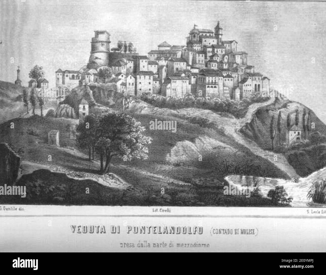 Litografia di Pontelandolfo Stock Photo - Alamy