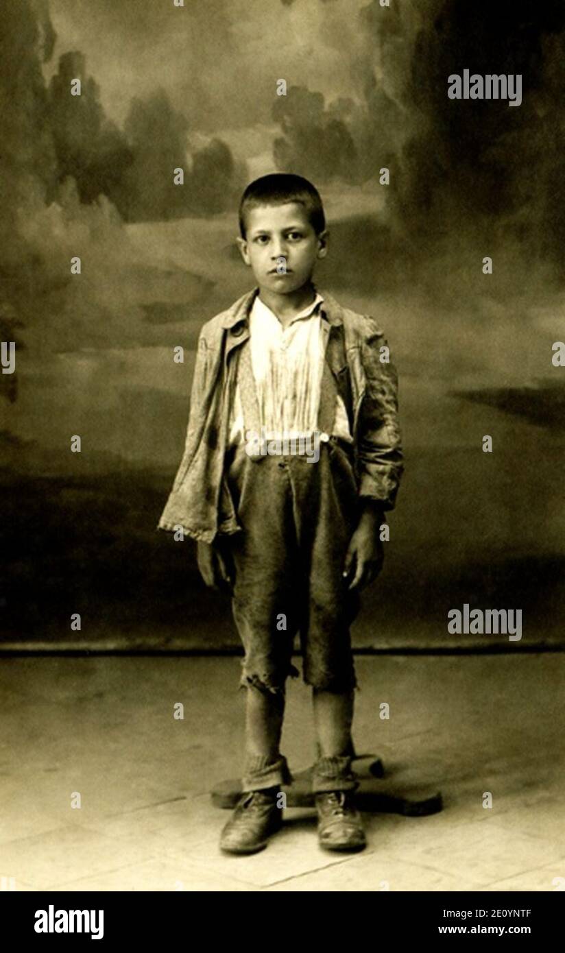 Little Neapolitan boy from Kindergarten ship Caracciolo 07 Stock Photo ...