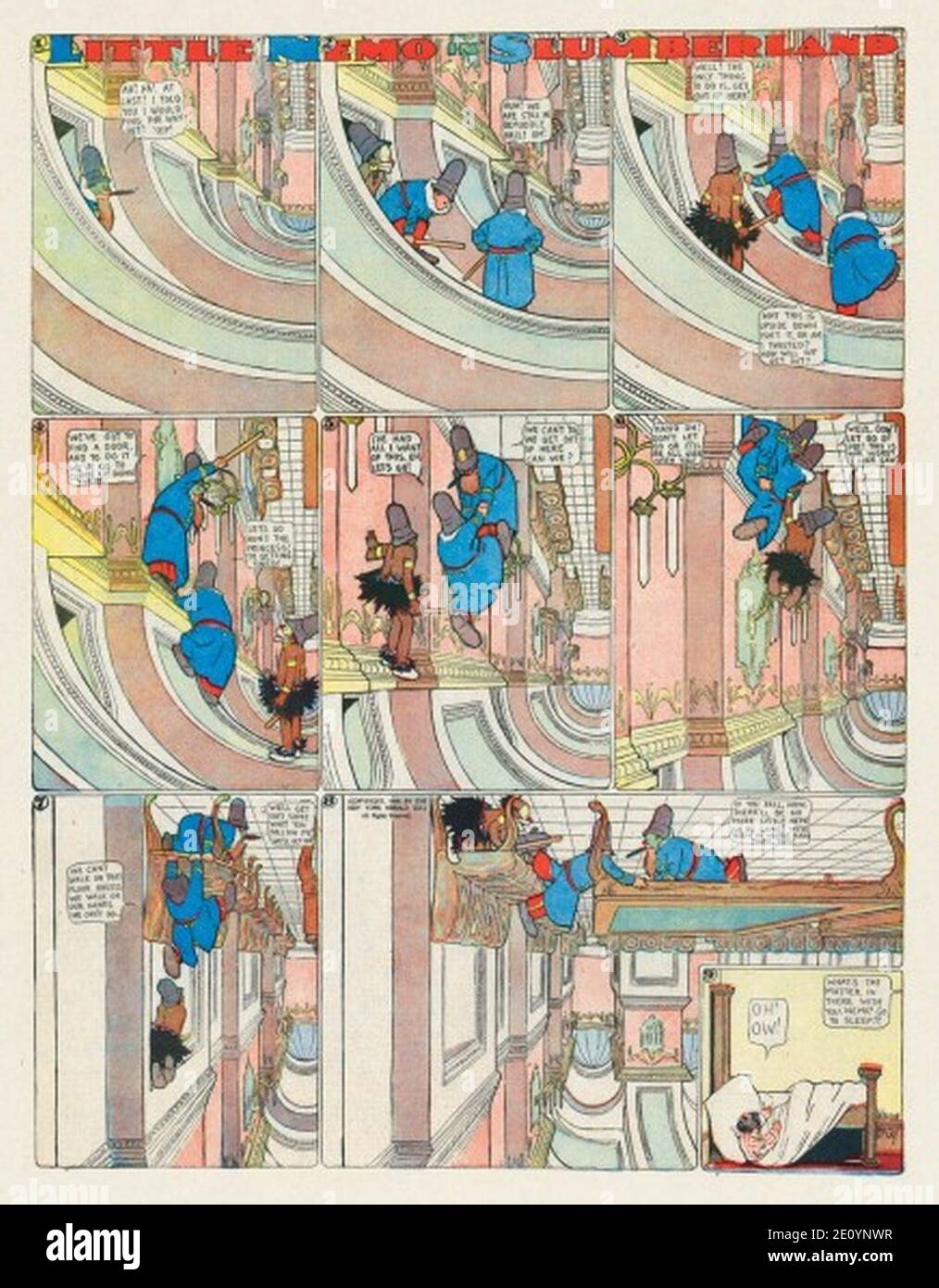 Little Nemo blue men Stock Photo - Alamy