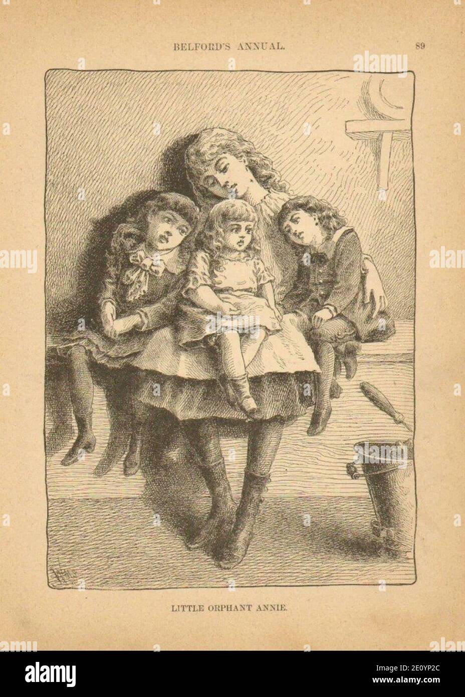 Little Orphant Annie, True Williams Stock Photo - Alamy