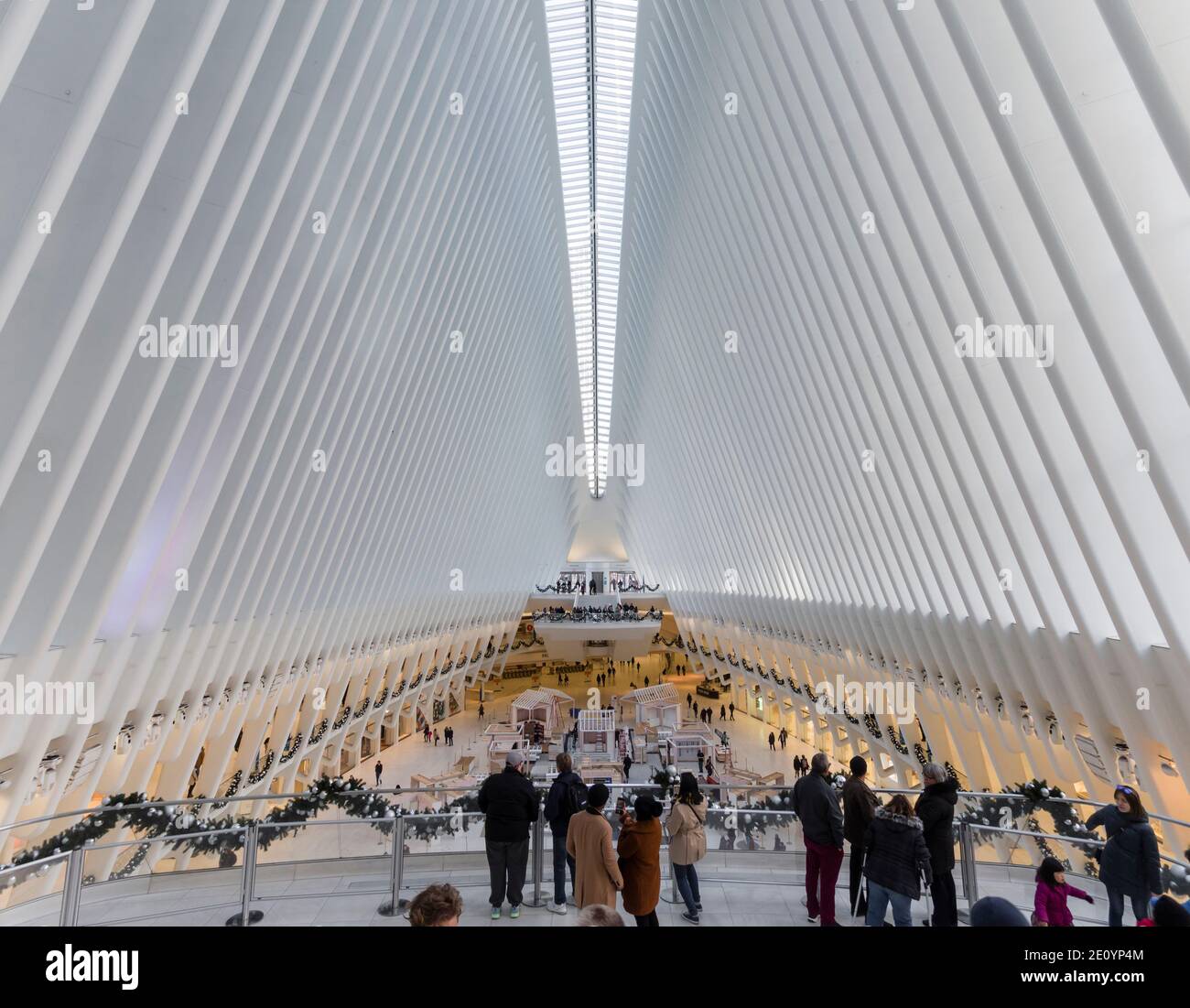 New York City, NY (USA) - 16 November 2019: Roof structure of the ...