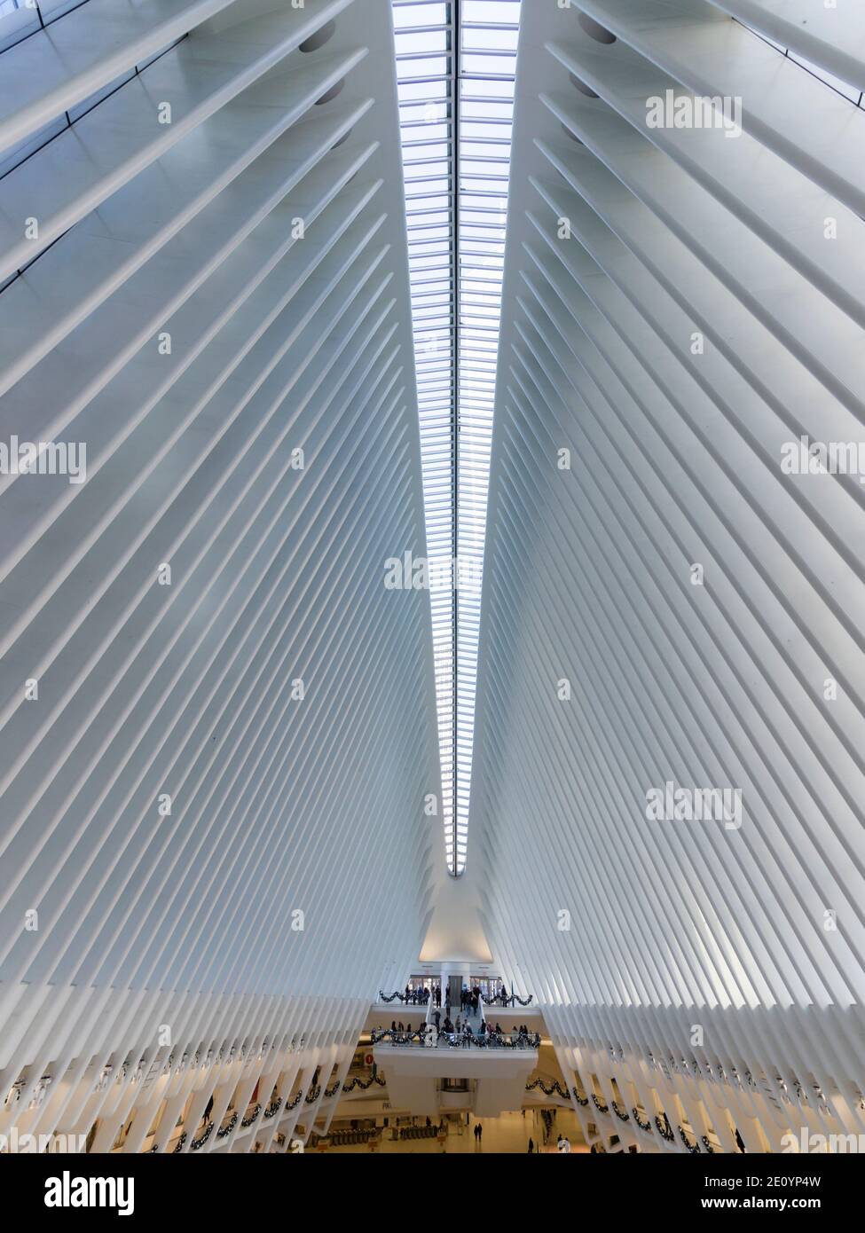 New York City, NY (USA) - 16 November 2019: Roof structure of the ...