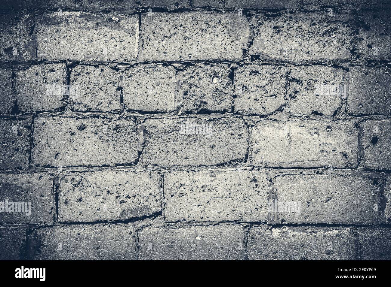 Wall made of big rough concrete blocks as background Stock Photo - Alamy