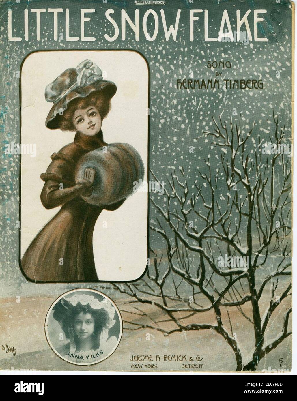 Little snowflake 1909 Stock Photo - Alamy