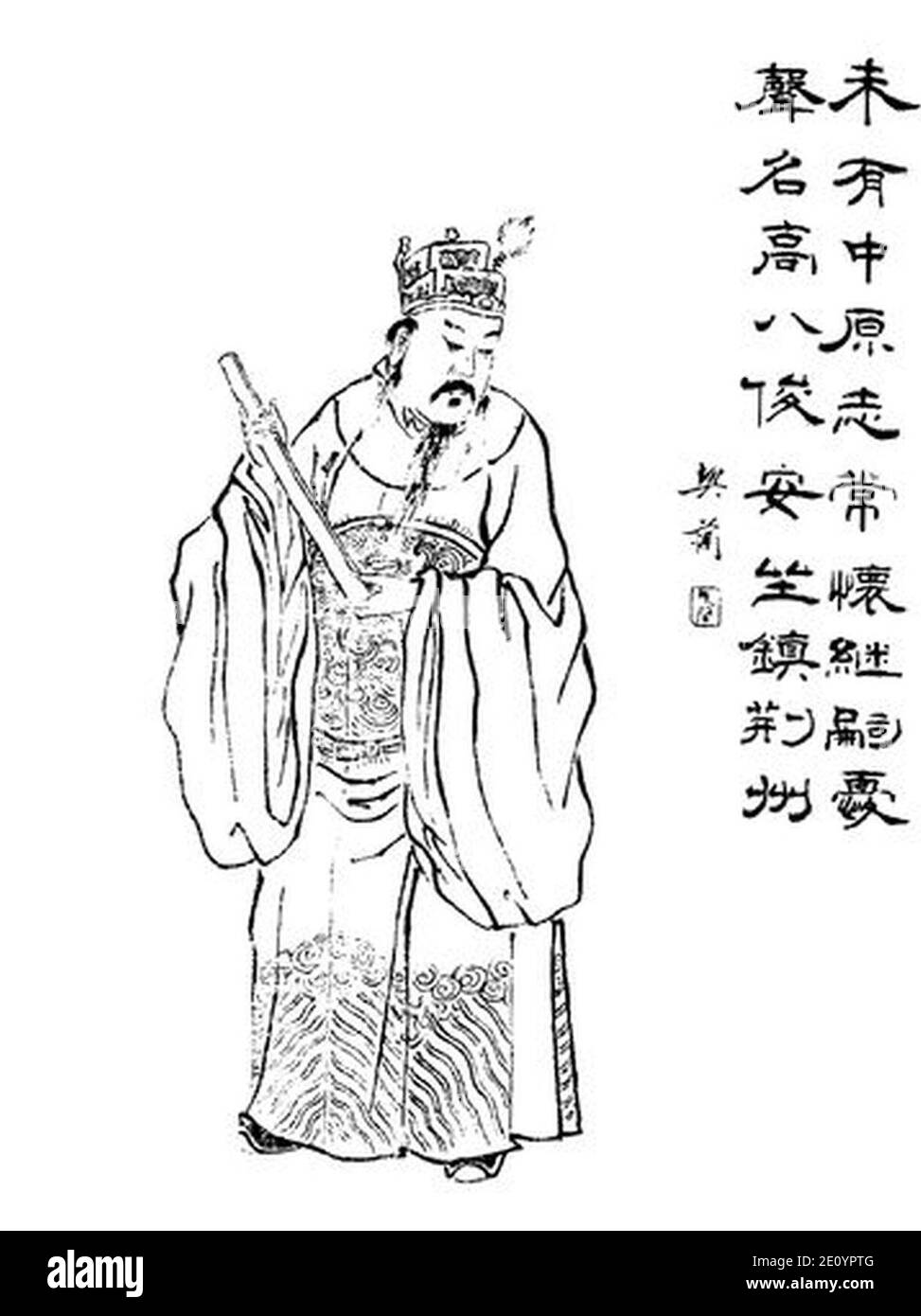 Qing Chinese Artist Liu