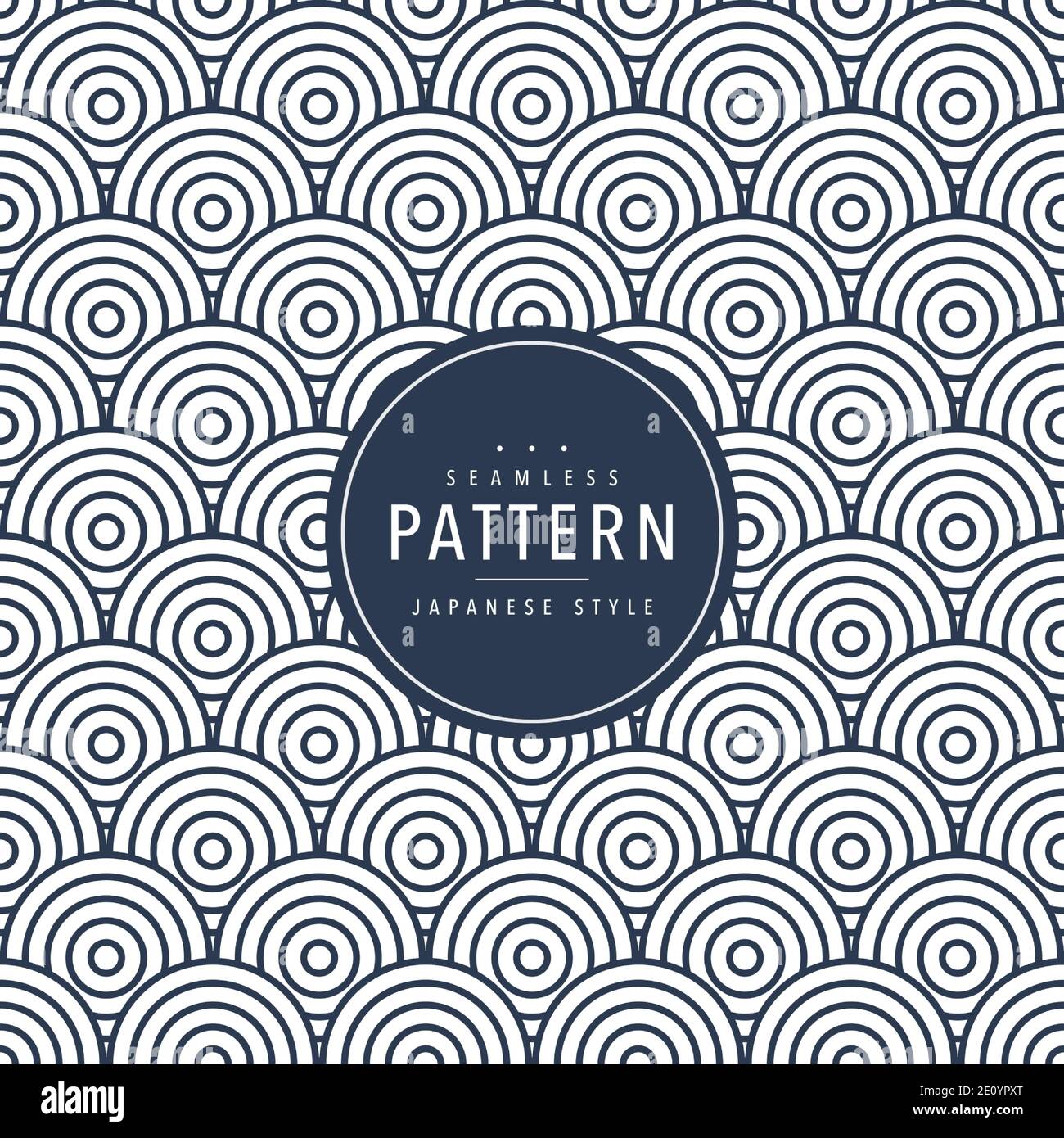 Japanese seamless round pattern. Traditional Chinese texture. Oriental ...