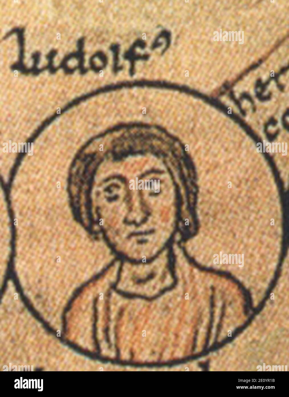 Liudolf of Lotharingia Stock Photo - Alamy