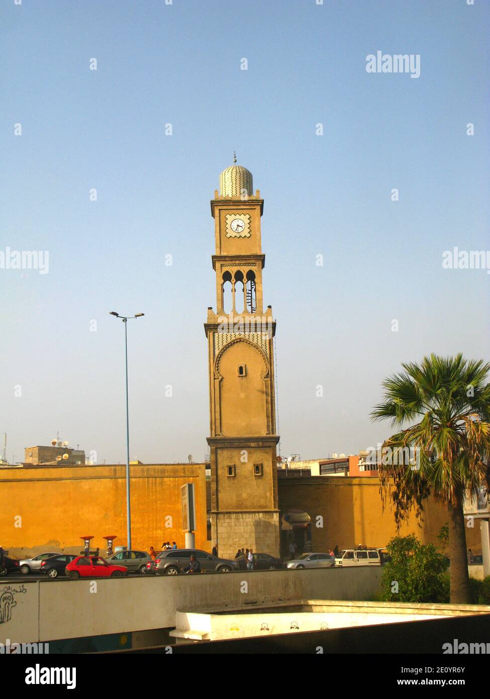 The vintage building in Casablanca city, Morocco Stock Photo - Alamy
