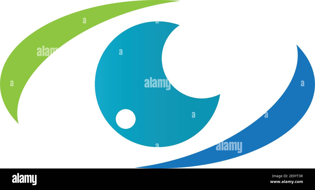 Branding Identity Corporate Eye Care vector logo design Stock Vector ...