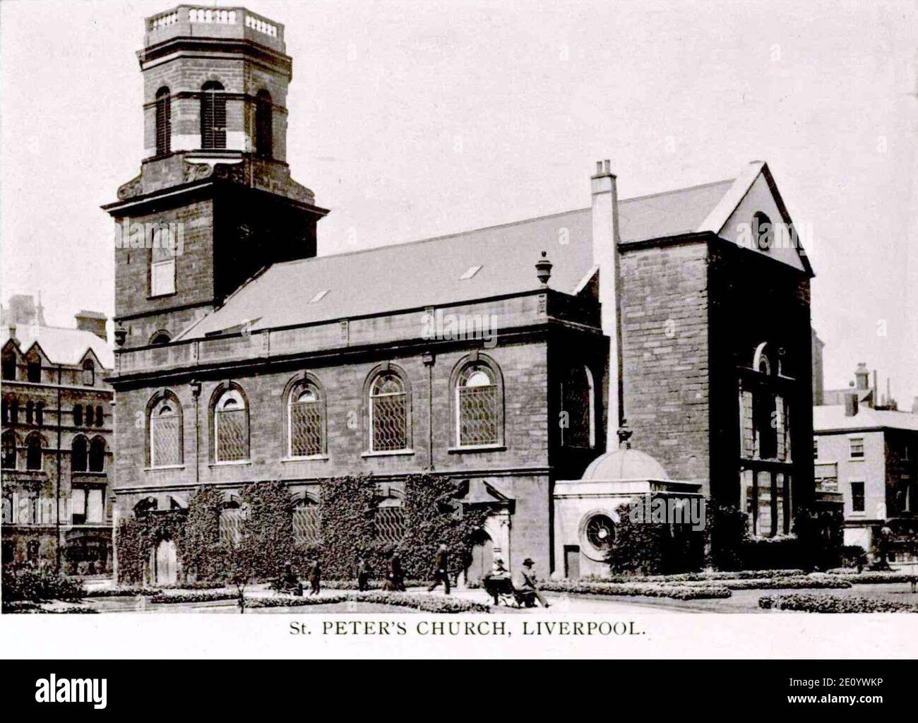 St Peter's Church, Church Street, Liverpool Stock Photo - Alamy
