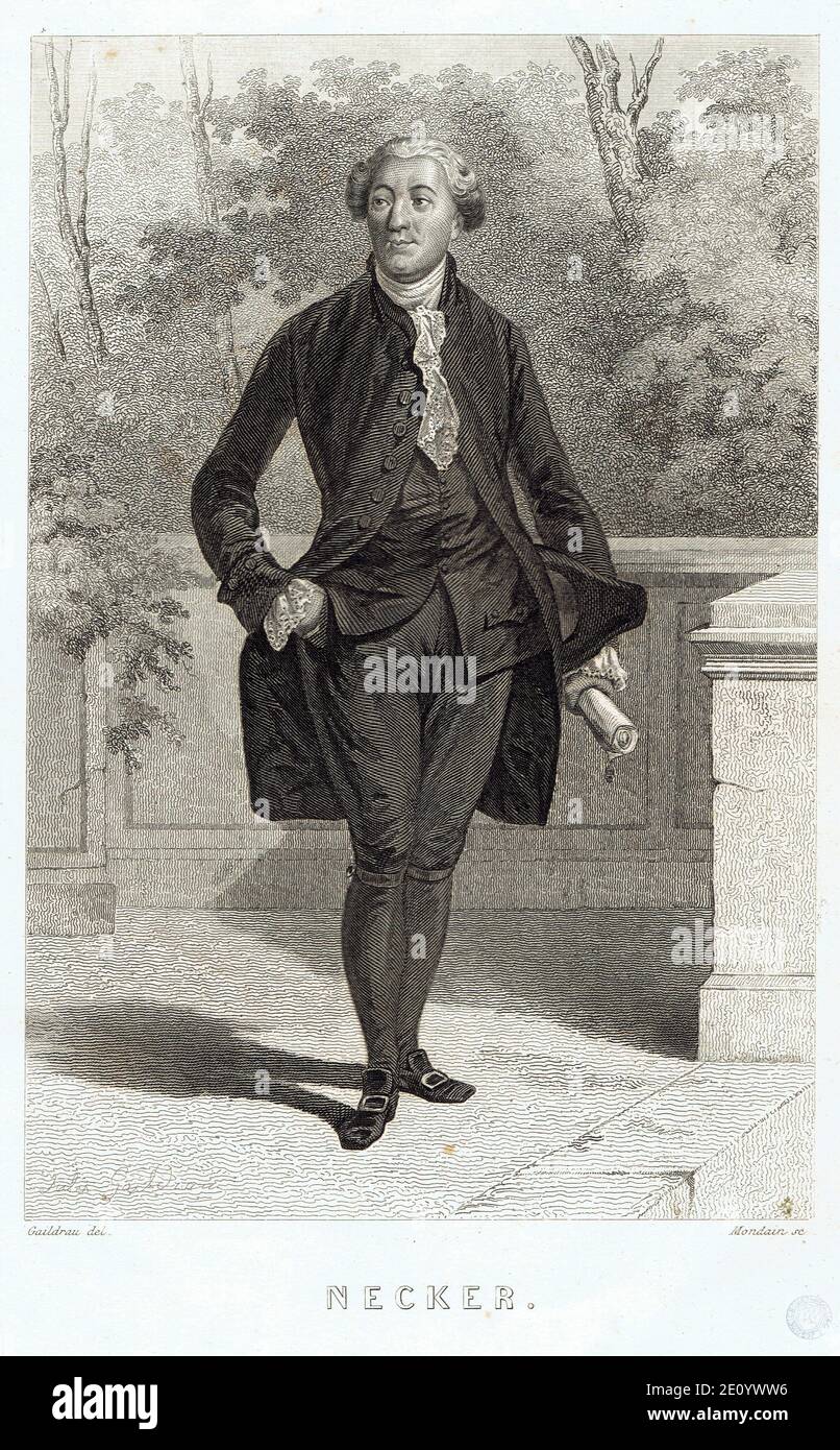 le ministre Necker Stock Photo - Alamy