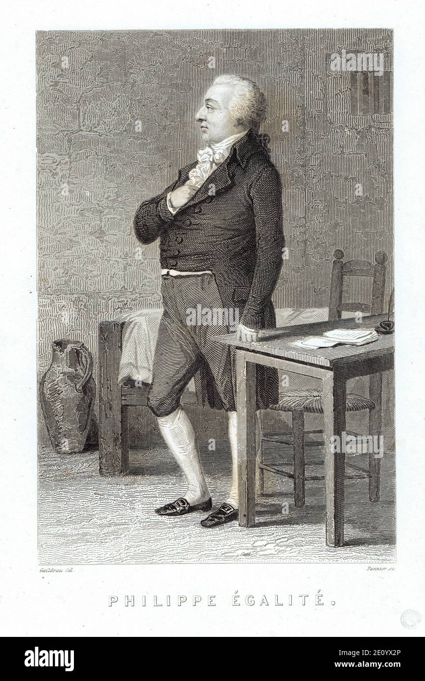Philippe Egalité duc d'Orléans Stock Photo - Alamy