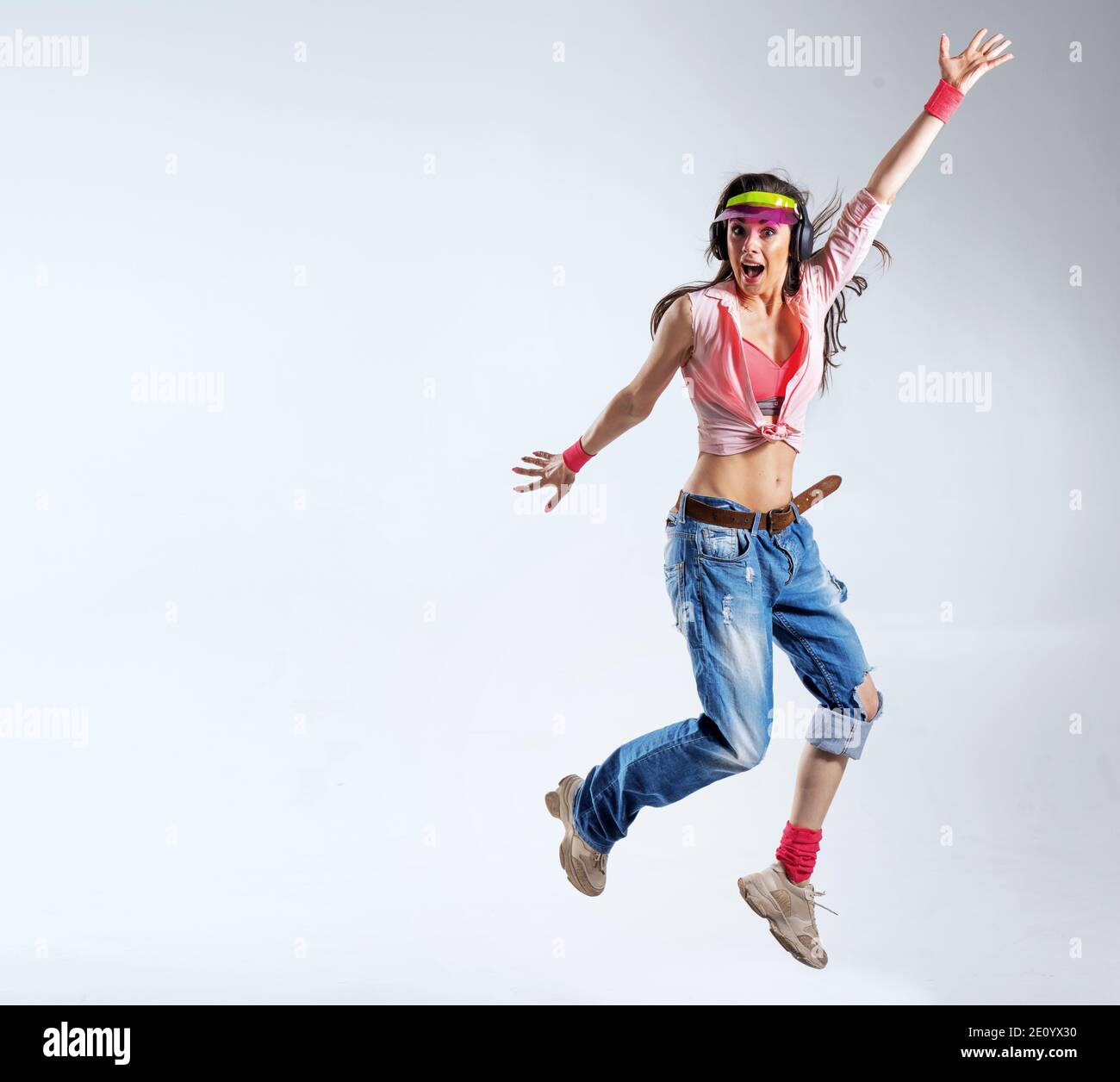 Pretty female dancer during the rehearsal Stock Photo - Alamy