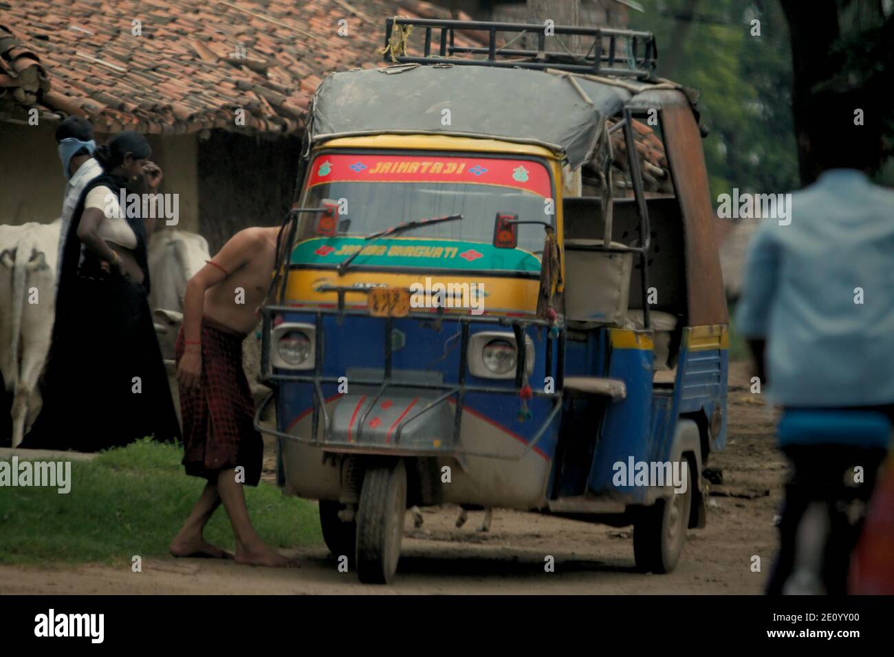 An auto-rickshaw in Bihar, India Stock Photo - Alamy