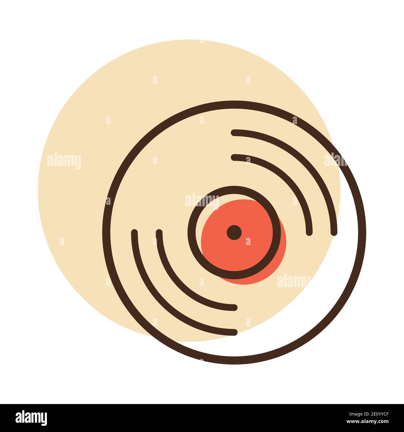 Vinyl record, lp record vector icon. Music sign. Graph symbol for music ...