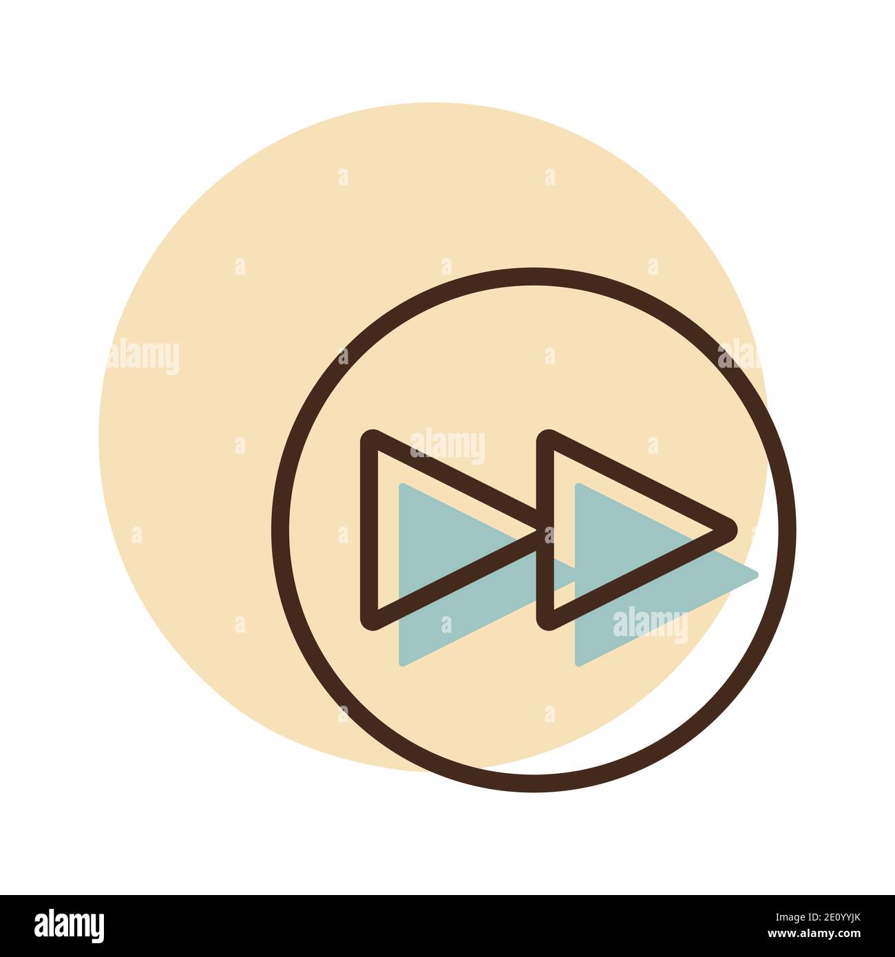 Play next track button vector flat icon. Graph symbol for music and ...