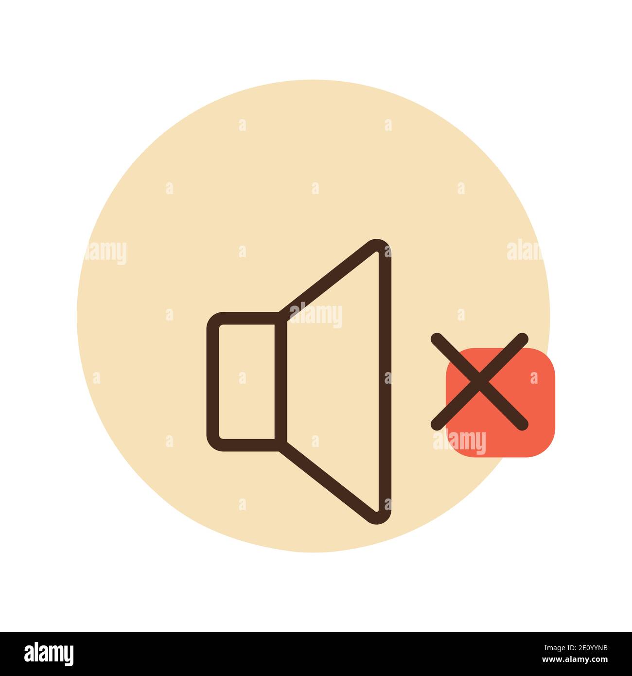 Sound on off vector icon. Volume. Mute button. Graph symbol for music ...