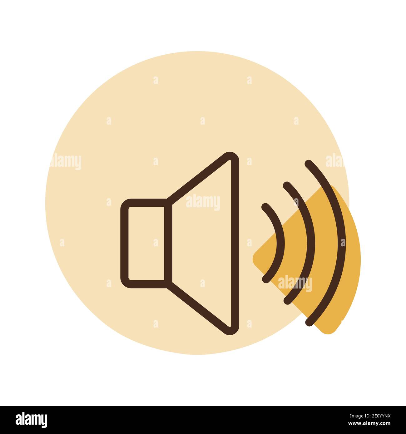 Max volume high vector flat icon. Graph symbol for music and sound web ...