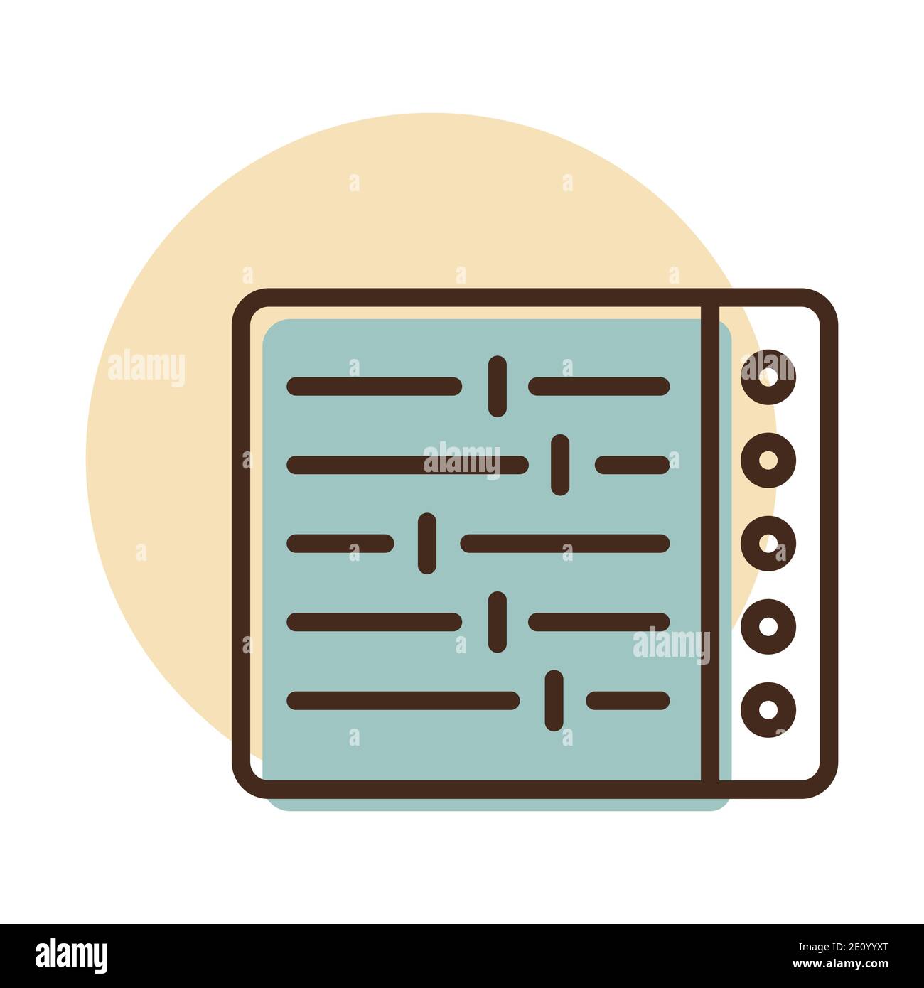 Mixing console vector flat icon. Graph symbol for music and sound web ...
