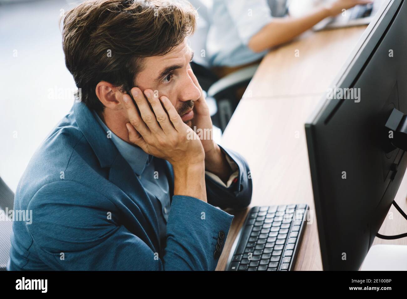 Tired employee hi-res stock photography and images - Alamy
