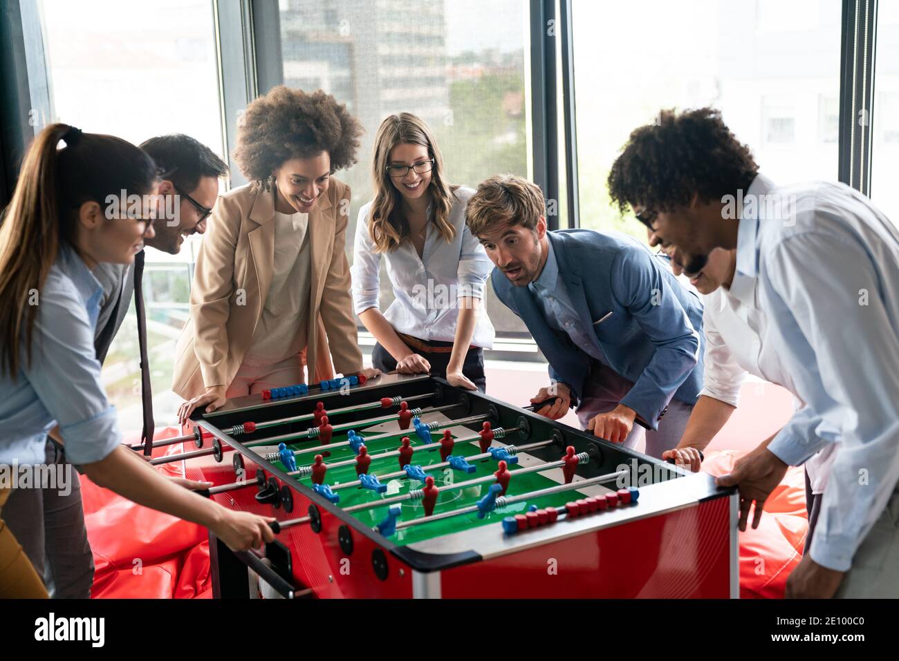 Kicker office hi-res stock photography and images - Alamy