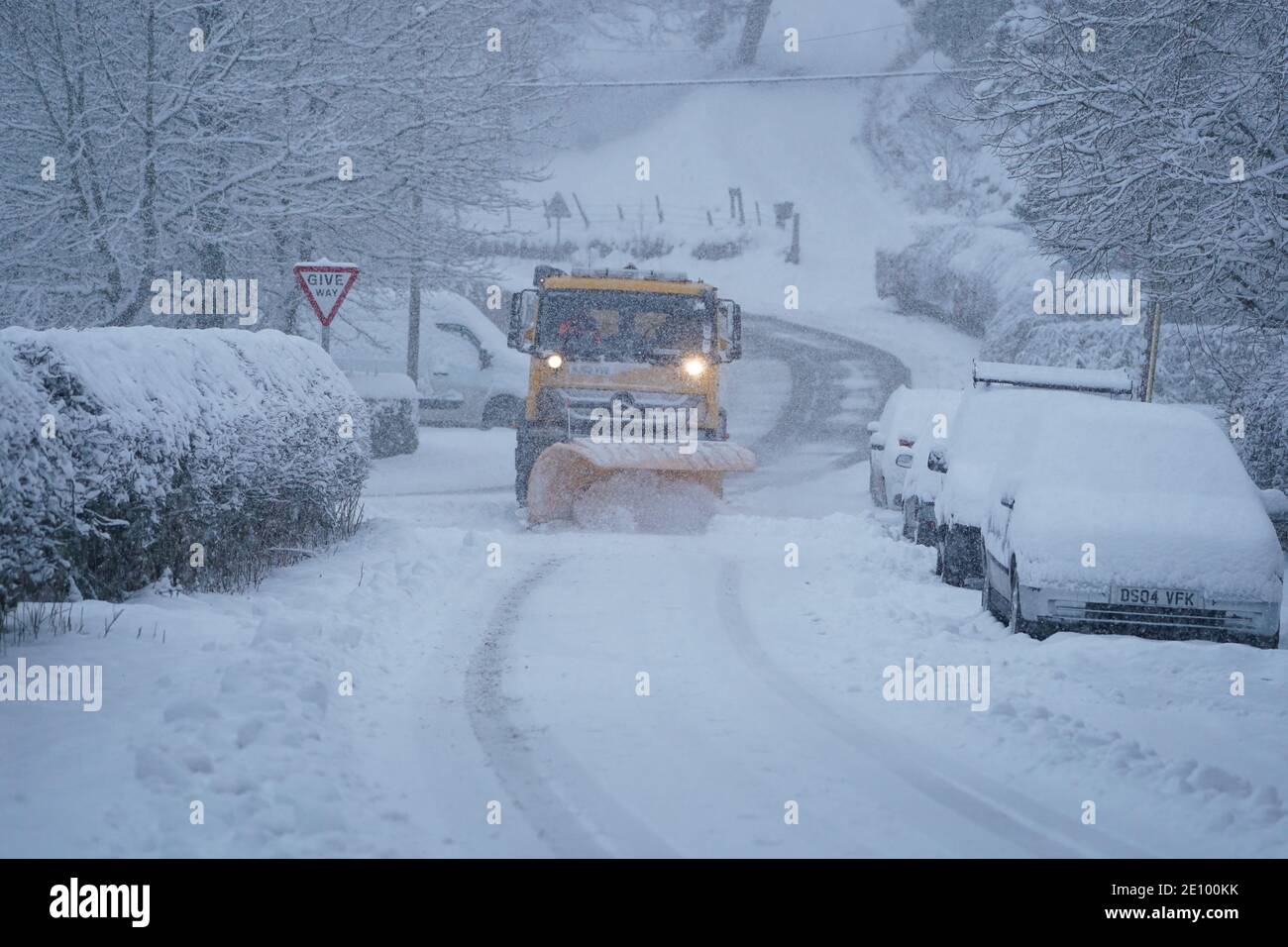Snow winter northumberland allendale hi-res stock photography and ...