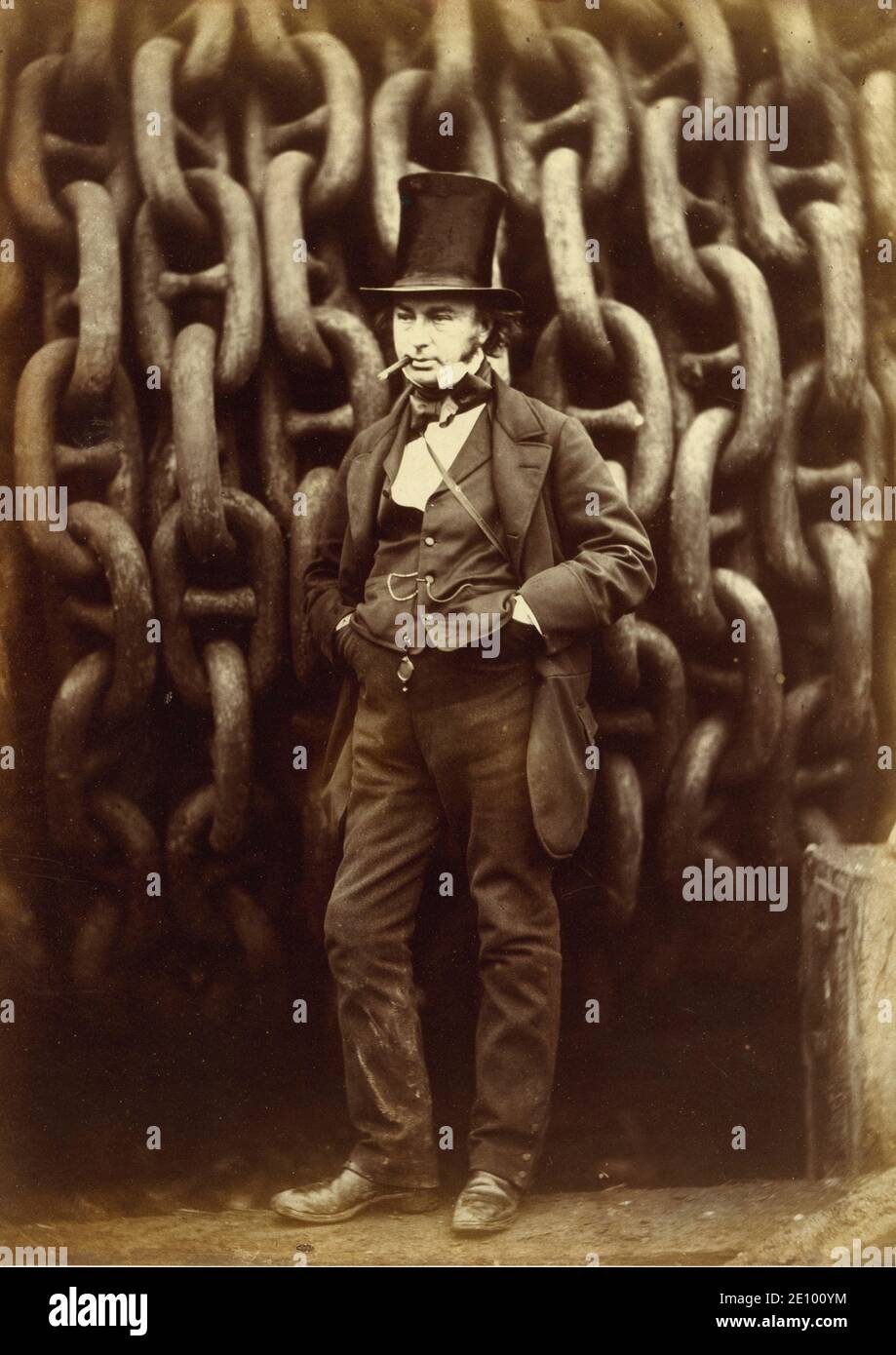 Isambard kingdom brunel chains hi-res stock photography and images - Alamy