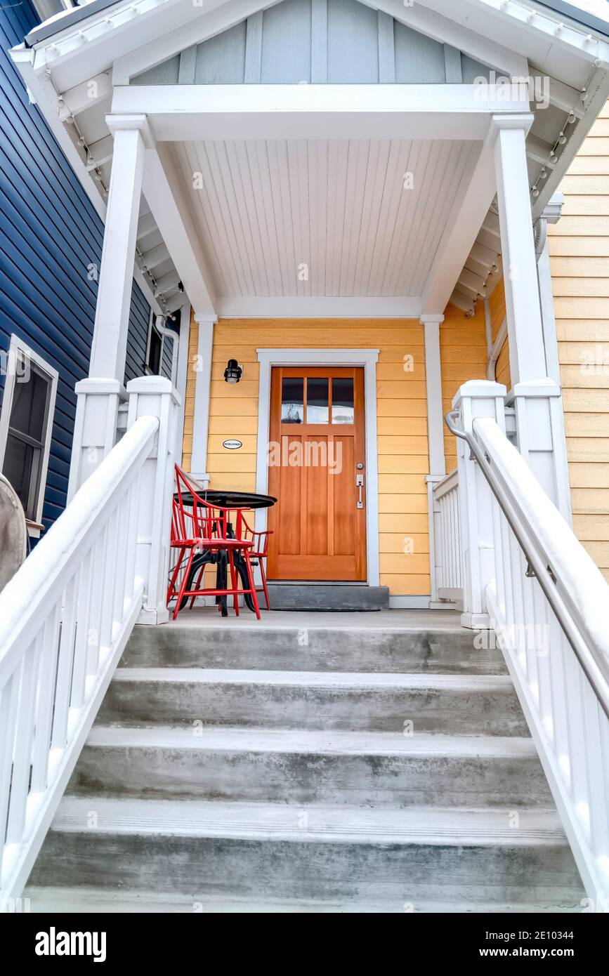 Gable Roof Overhang Entrance