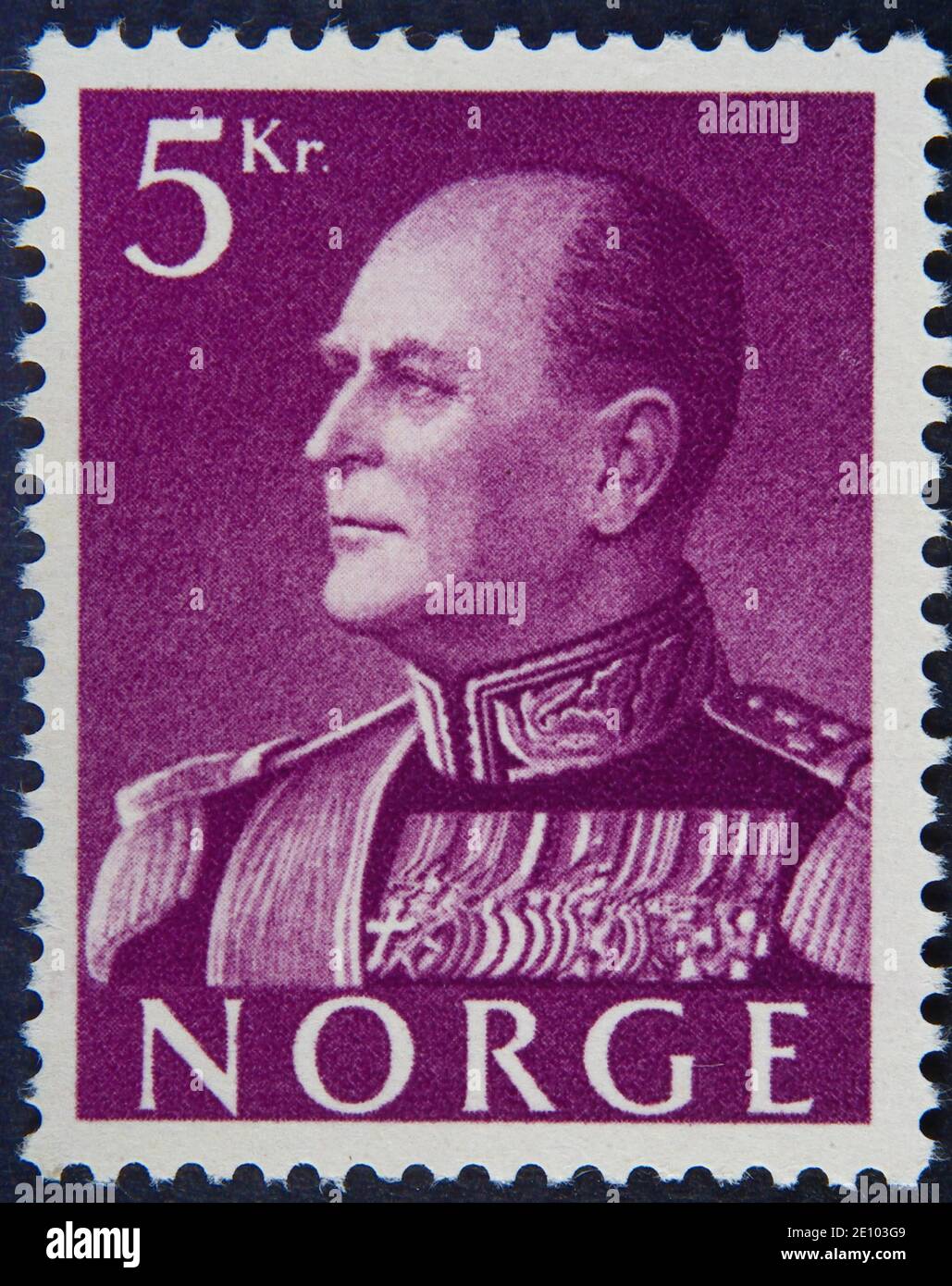 King olav norway portrait hi-res stock photography and images - Alamy