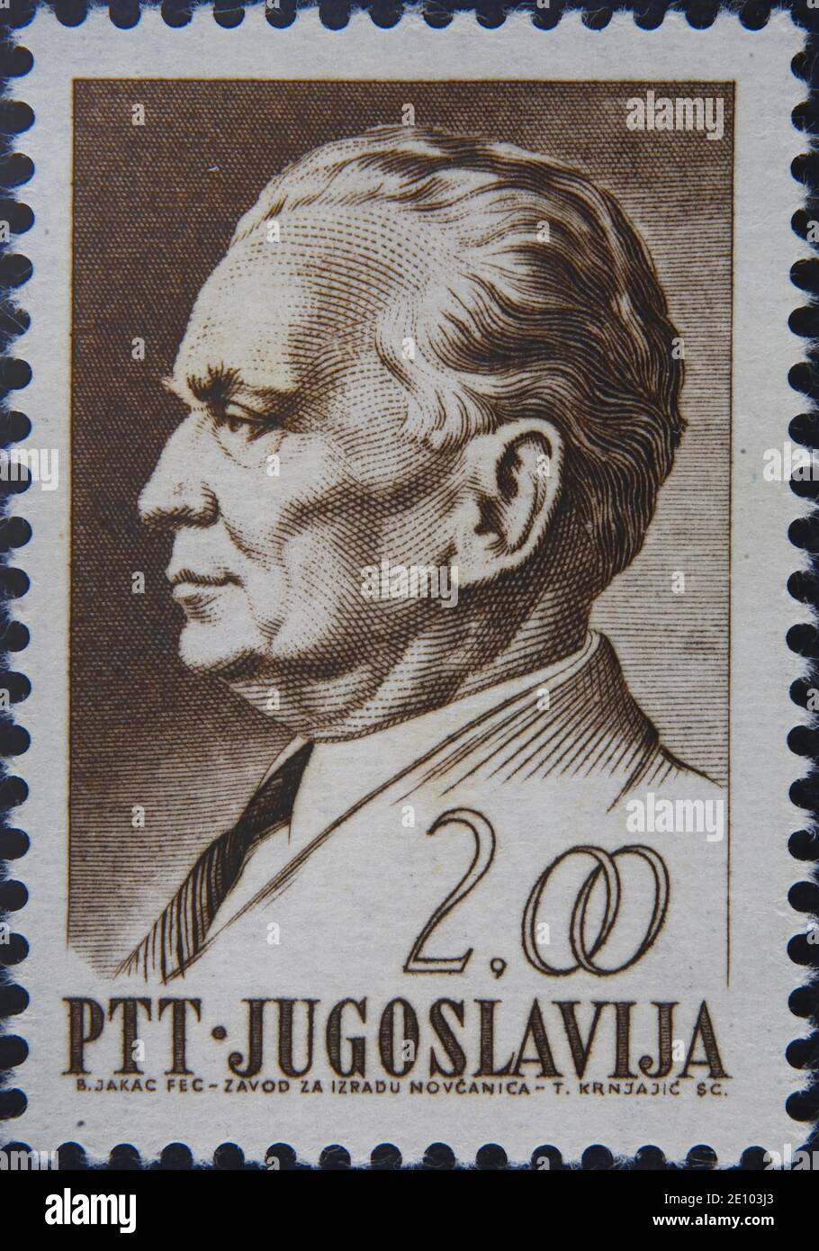 Josip Broz Tito, 1892-1980, Yugoslav revolutionary and statesman, the ...