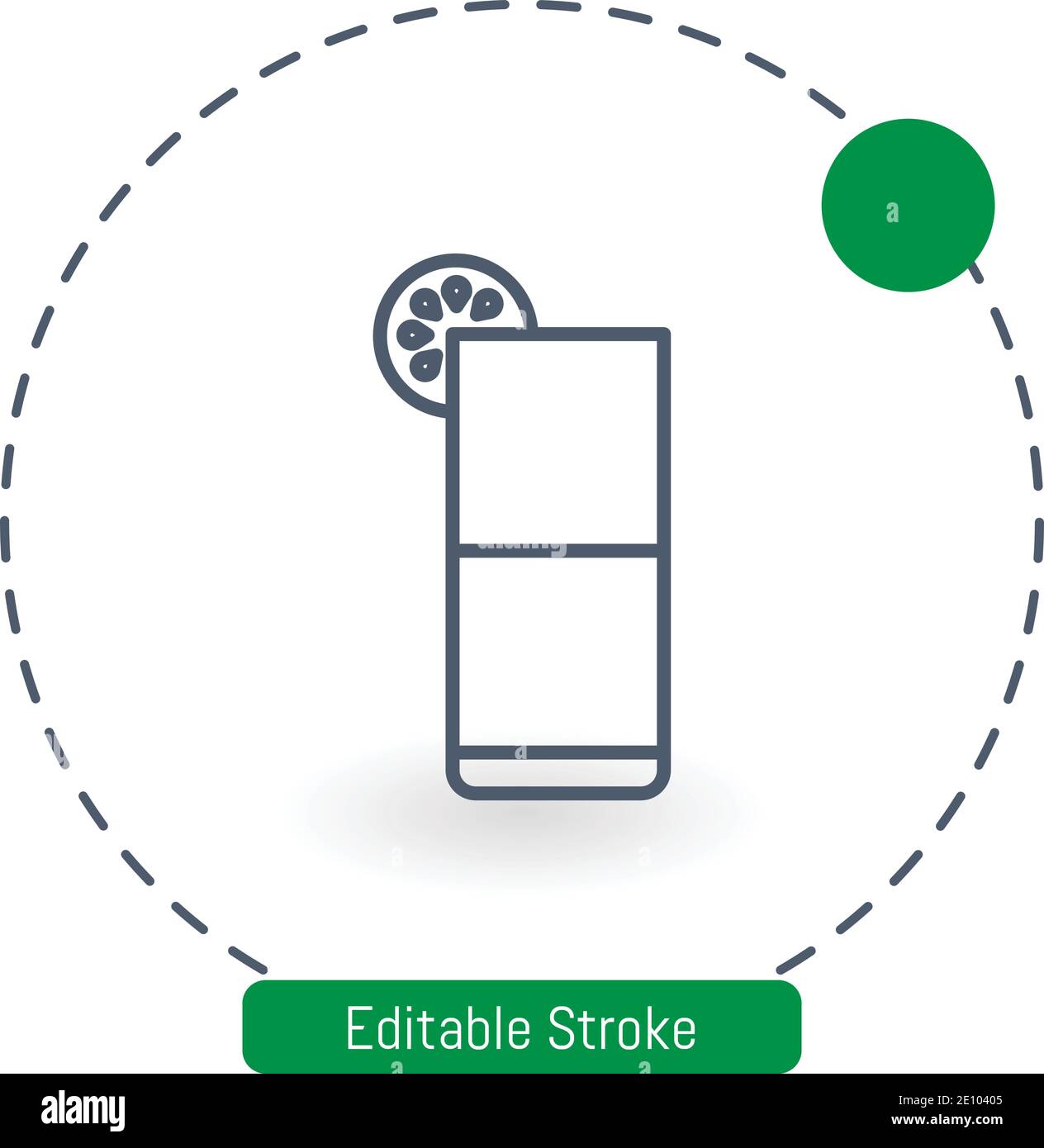 orange juice vector icon editable stroke outline icons for web and ...