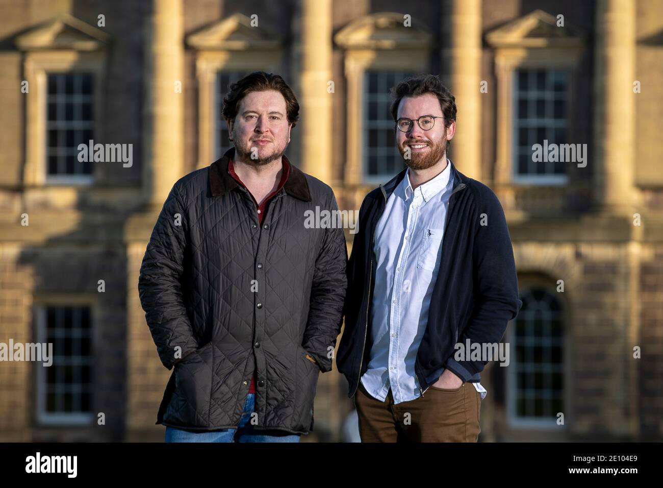 Neil Watt (left), National Trust Collections and House Manager at ...