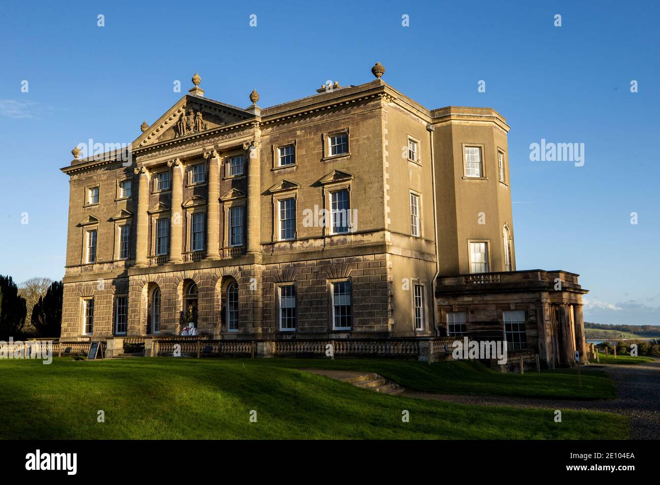 Castle Ward, an 18th-century National Trust property located near the ...