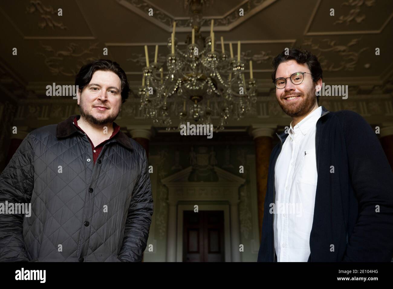 Neil Watt (left), National Trust Collections and House Manager at ...