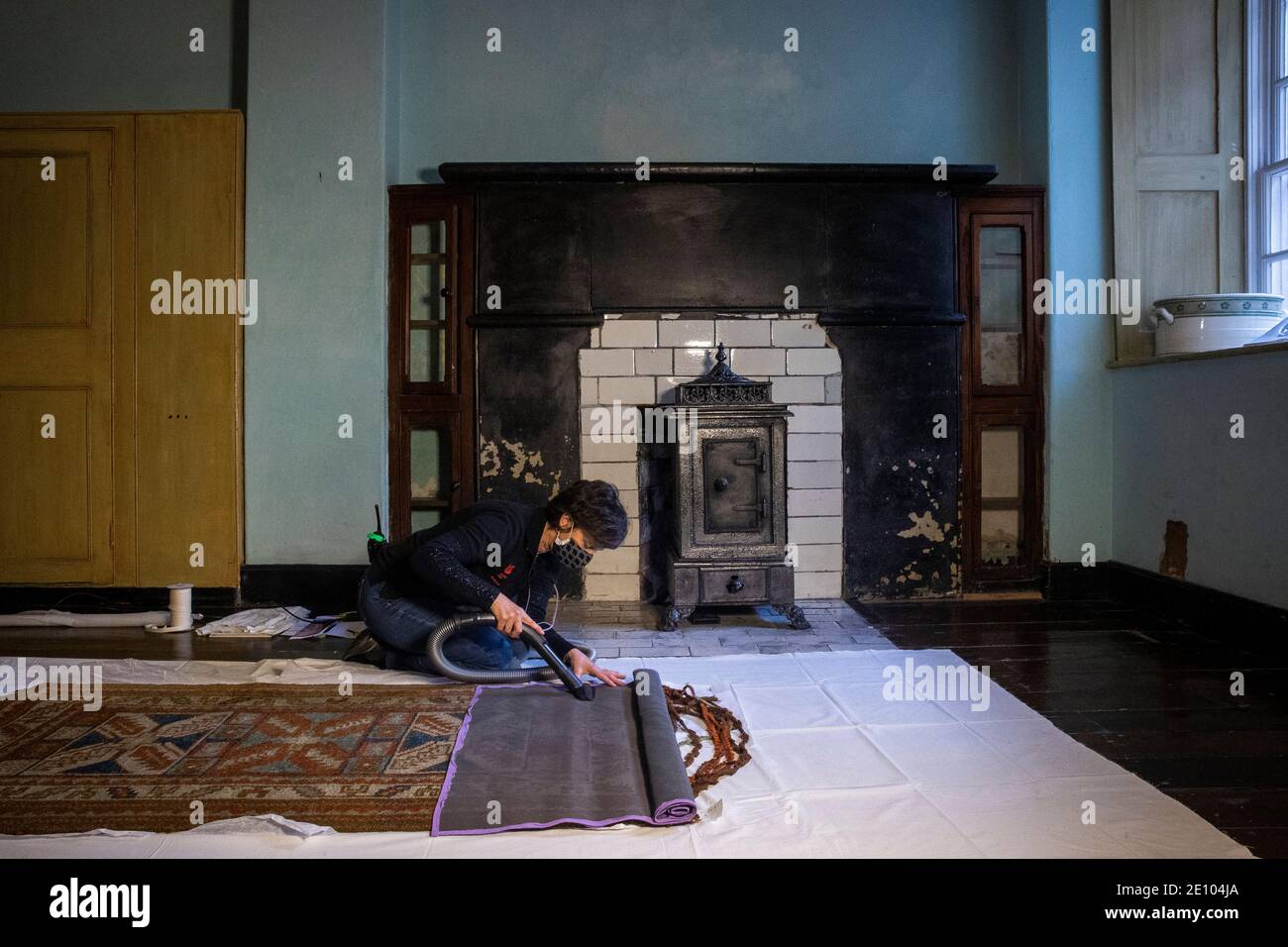 National Trust Castle Ward Collections Assistant Emma McCullough ...