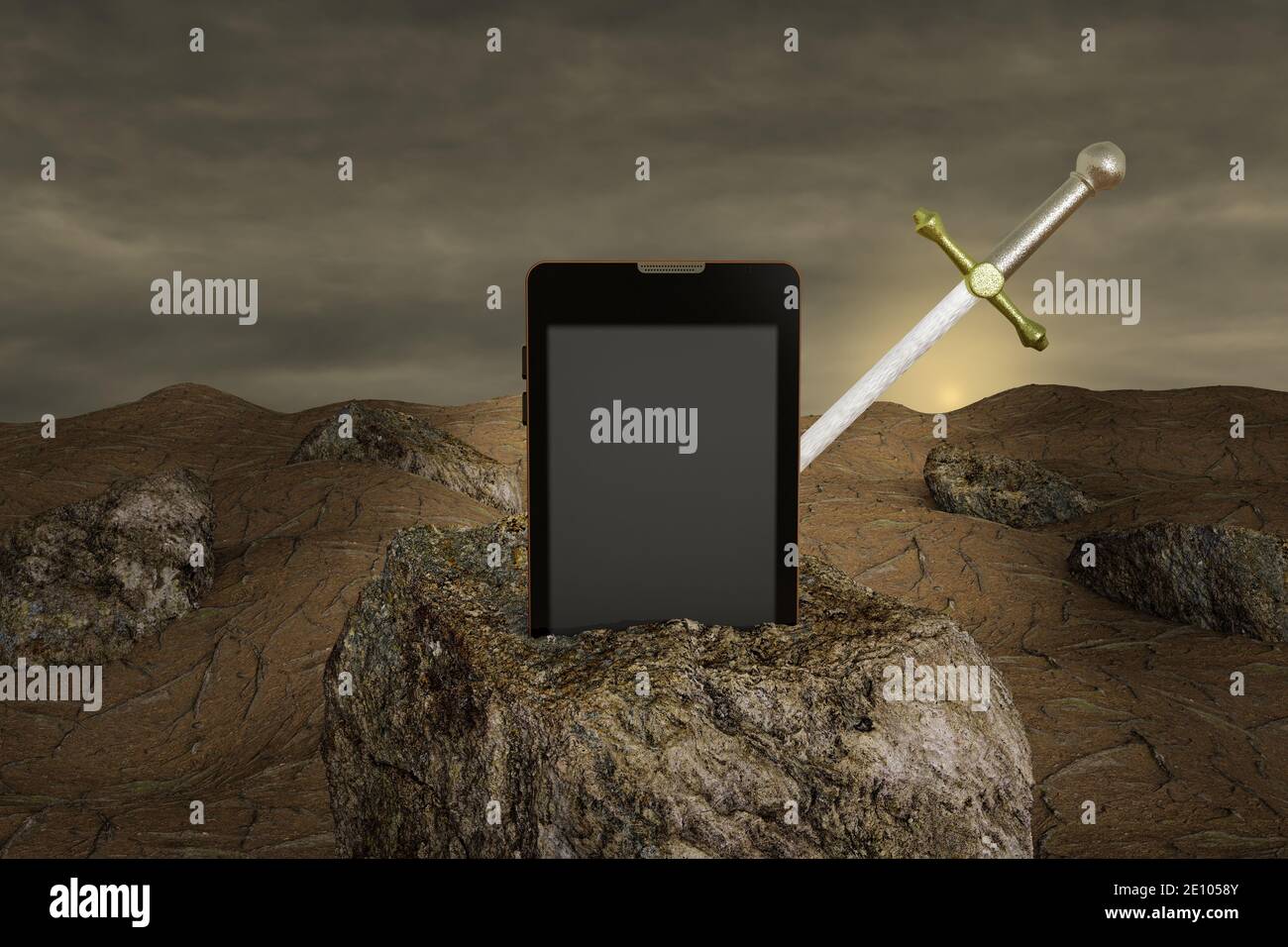 Excalibur attack hi-res stock photography and images - Alamy