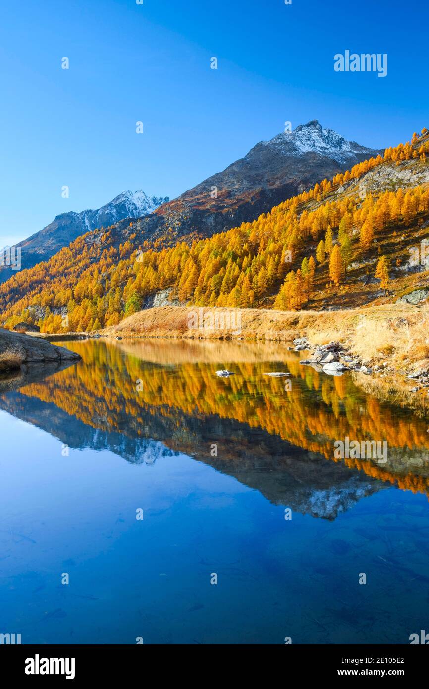 Loetschental valley and grundsee hi-res stock photography and images ...