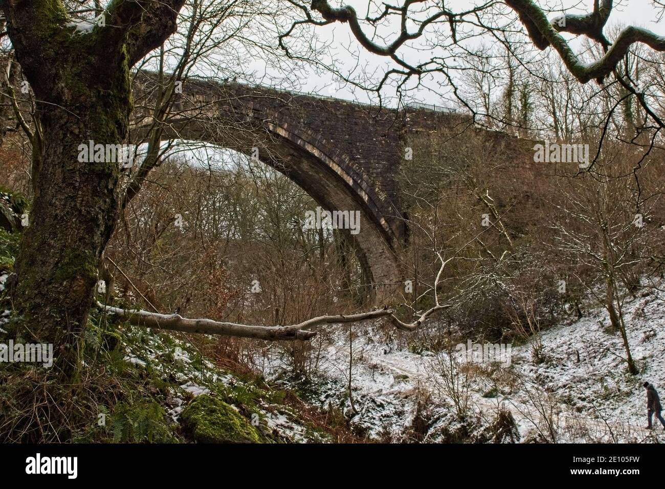 Built in 1725-1726 the Causey Arch near Stanley in County Durham ...