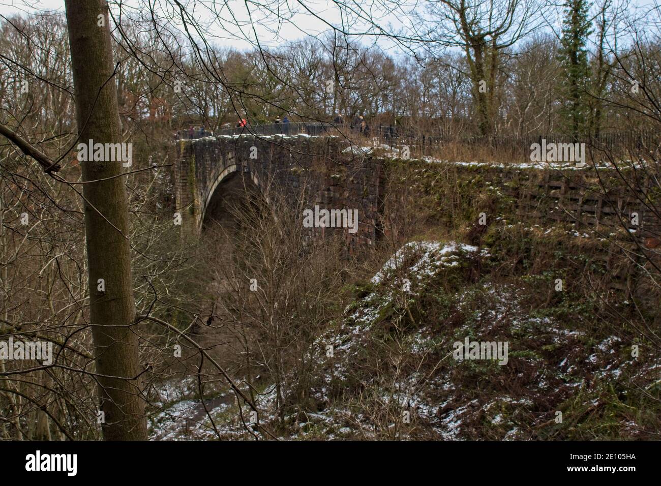 Built in 1725-1726 the Causey Arch near Stanley in County Durham ...